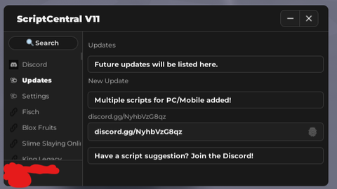 Universal Script 📌 | ScriptCentral v11 — Roblox Scripts | ScriptBlox