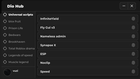Universal Script 📌 | DioHub V4 — Roblox Scripts | ScriptBlox