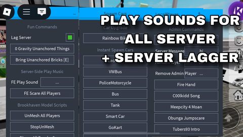Brookhaven 🏡RP | FE Brookhaven Audio Player I Make Scary Sound ITroll players — Roblox Scripts ...