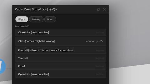 Cabin Crew Simulator ️ | Kitty Hub — Roblox Scripts | ScriptBlox