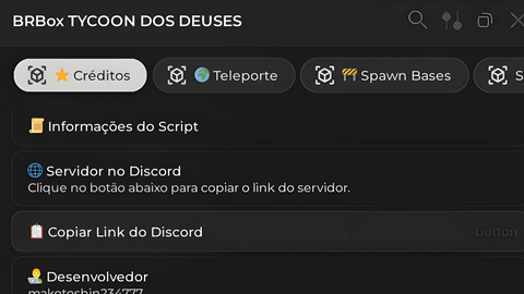 GOD TYCOON | TYCOON DOS DEUSES — Roblox Scripts | ScriptBlox