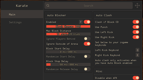 Karate! | Auto Block and Auto Clash — Roblox Scripts | ScriptBlox
