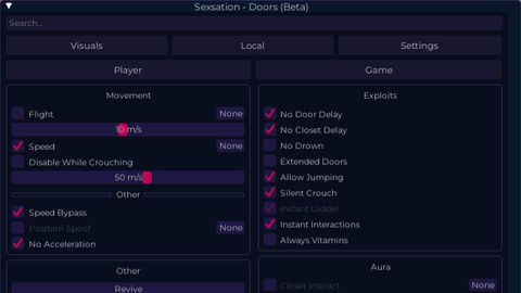 DOORS 👁️ | Sensation V2 — Roblox Scripts | ScriptBlox
