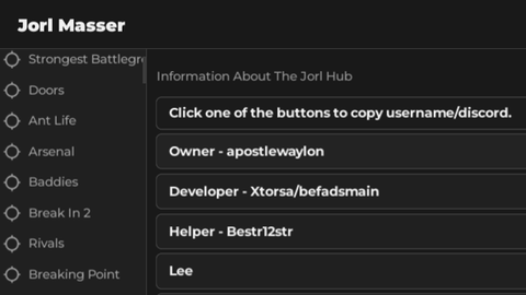 Universal Script 📌 | Jorl Hub Universal its 25 games and more — Roblox Scripts | ScriptBlox