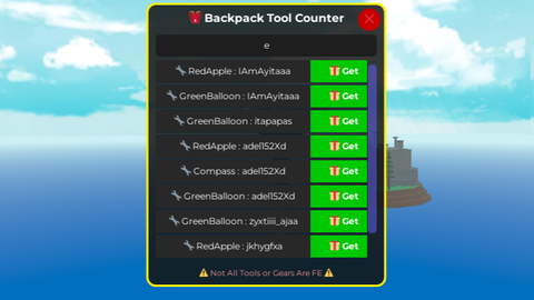 Universal Script 📌 | Backpack Tool Counter V2 — Roblox Scripts | ScriptBlox