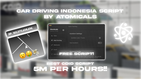 Car Driving Indonesia | Atomic Hub Autofarm 5M Perhours — Roblox ...