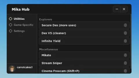 Universal Script 📌 | Mika Hub — Roblox Scripts | ScriptBlox