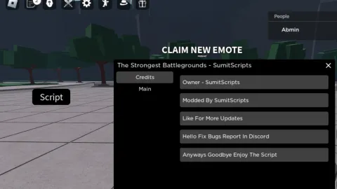 Universal Script 📌 | The Strongest battlegrounds v2 — Roblox Scripts ...