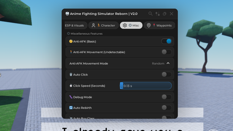 [CLASSES] Anime Fighting Simulator: Reborn | AFS Reborn AutoFarm Utils ...