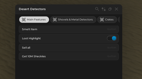 Desert Detectors | Hughs Hub — Roblox Scripts | ScriptBlox