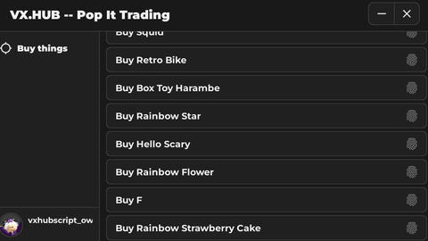 Pop It Trading | VX HUB — Roblox Scripts | ScriptBlox