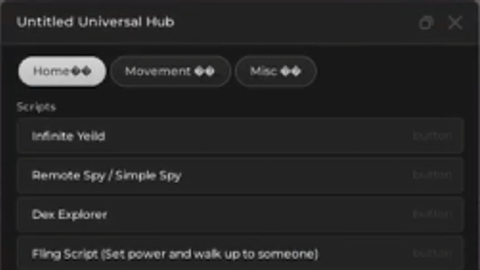 Universal Script 📌 | Untitled Universal Hub — Roblox Scripts | ScriptBlox