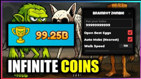 [NEW] Brainrot Zombie Evolution | Script Infinite Coins Auto Farm and ...