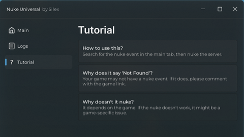 Universal Script 📌 | Nuke Universal — Roblox Scripts | ScriptBlox