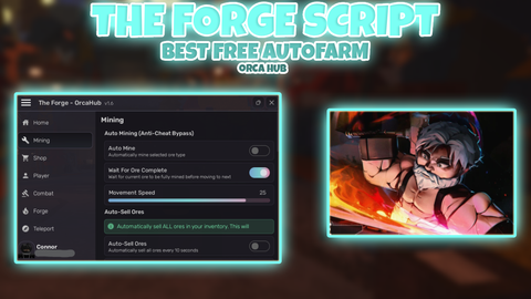 The Forge [BETA] | Orca HUB FORGE INSTANT FORGE AUTO MINE WEBHOOK AUTO ...