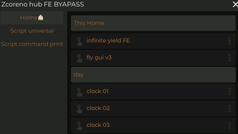 Universal Script 📌 | Zcoreno hub FE BYPASS — Roblox Scripts | ScriptBlox