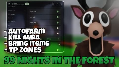 [🎄] 99 Nights in the Forest 🔦 | Tx3Hub | BRING ALL ITEMS | TP ZONES ...