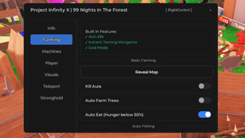 [🎄] 99 Nights in the Forest 🔦 | Updated Project Infinity X — Roblox ...