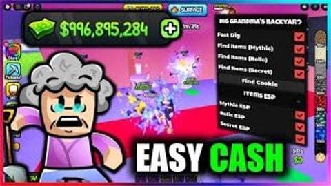 💥 Dig Grandma's Backyard! | Auto Secret Mythic Easy Cash Tora IsMe OPEN SOURCE — Roblox Scripts ...