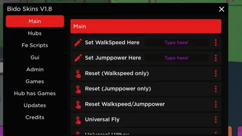 Universal Script 📌 | Bido Skins Script hub v18 — Roblox Scripts | ScriptBlox