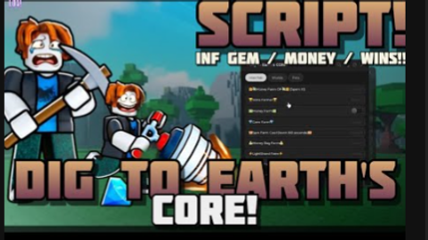 ⛏️ Dig to Earth's CORE! | Opscript — Roblox Scripts | ScriptBlox