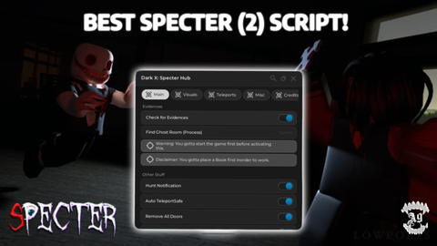 [🏖️ UPDATE] SPECTER | INSANE SCRIPT WITH AUTOEVIDENCE ESP AUTO ROOM — Roblox Scripts | ScriptBlox