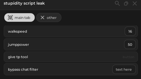 Universal Script 📌 | stupidity script leak — Roblox Scripts | ScriptBlox