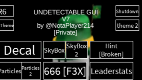 Universal Script 📌 | NotaPlayer Undetectable Gui Leak — Roblox Scripts | ScriptBlox