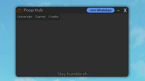 Universal Script 📌 | Poop Hub — Roblox Scripts | ScriptBlox