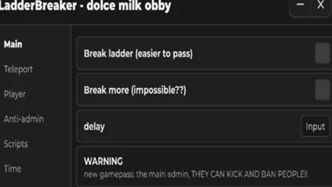 Dolce Milk [OBBY] | Ladder Breaker — Roblox Scripts | ScriptBlox