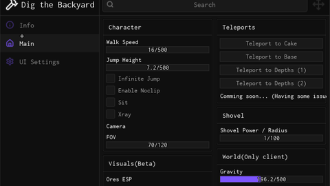 Dig the Backyard [Alpha] | (Mobile/PC) — Roblox Scripts | ScriptBlox