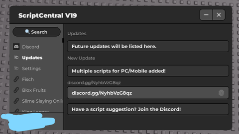 Universal Script 📌 | ScriptCentral V19 — Roblox Scripts | ScriptBlox