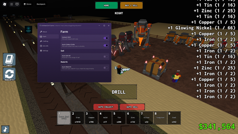 untitled drill game ⚙️ | AUTO FARM INSTANT DRILL AUTO CRAFT — Roblox Scripts | ScriptBlox