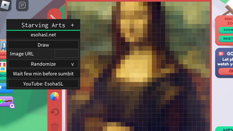 starving artists (DONATION GAME) | Artist drawing print — Roblox ...