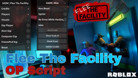 Flee the Facility | XAZM Hub OP Script — Roblox Scripts | ScriptBlox