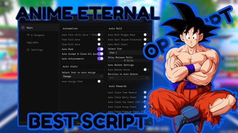 [MINI UPD] Anime Eternal | Anime Eternal Auto Farm Kill Aura And More ...