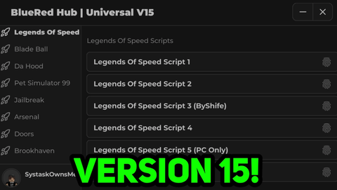 Universal Script 📌 | BlueRed Univ Hub — Roblox Scripts | ScriptBlox