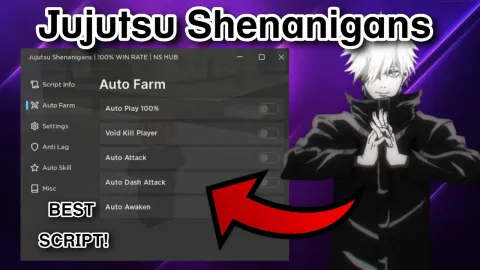 Jujutsu Shenanigans | Best Player Farm — Roblox Scripts | ScriptBlox