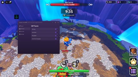 EVENT🎉Dungeon Heroes ⚔️ | OP DUNGEON FARM — Roblox Scripts | ScriptBlox