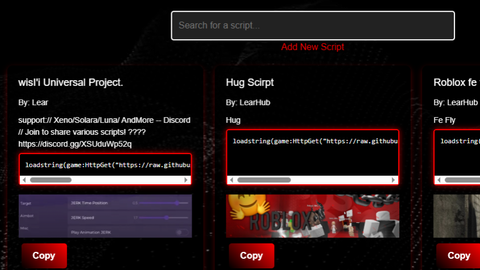 Universal Script 📌 | Lear Hub — Roblox Scripts | ScriptBlox