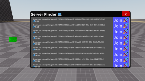 Universal Script 📌 | Low Server Finder GUI — Roblox Scripts | ScriptBlox
