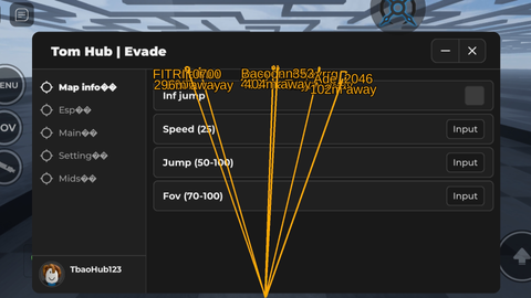 Evade | Tom Hub — Roblox Scripts | ScriptBlox