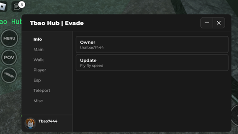 💀 Evade 🌺 | Tbao Hub — Roblox Scripts | ScriptBlox