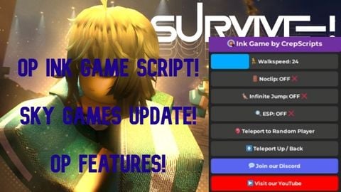 [🎃] Ink Game | Sky squid games update byp*ed — Roblox Scripts | ScriptBlox
