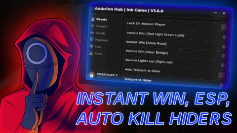 [🍀NOW] Ink Game | ESP, Auto Kill & Instant Win | Ambrion V1.0.0 | Keyless — Roblox Scripts ...